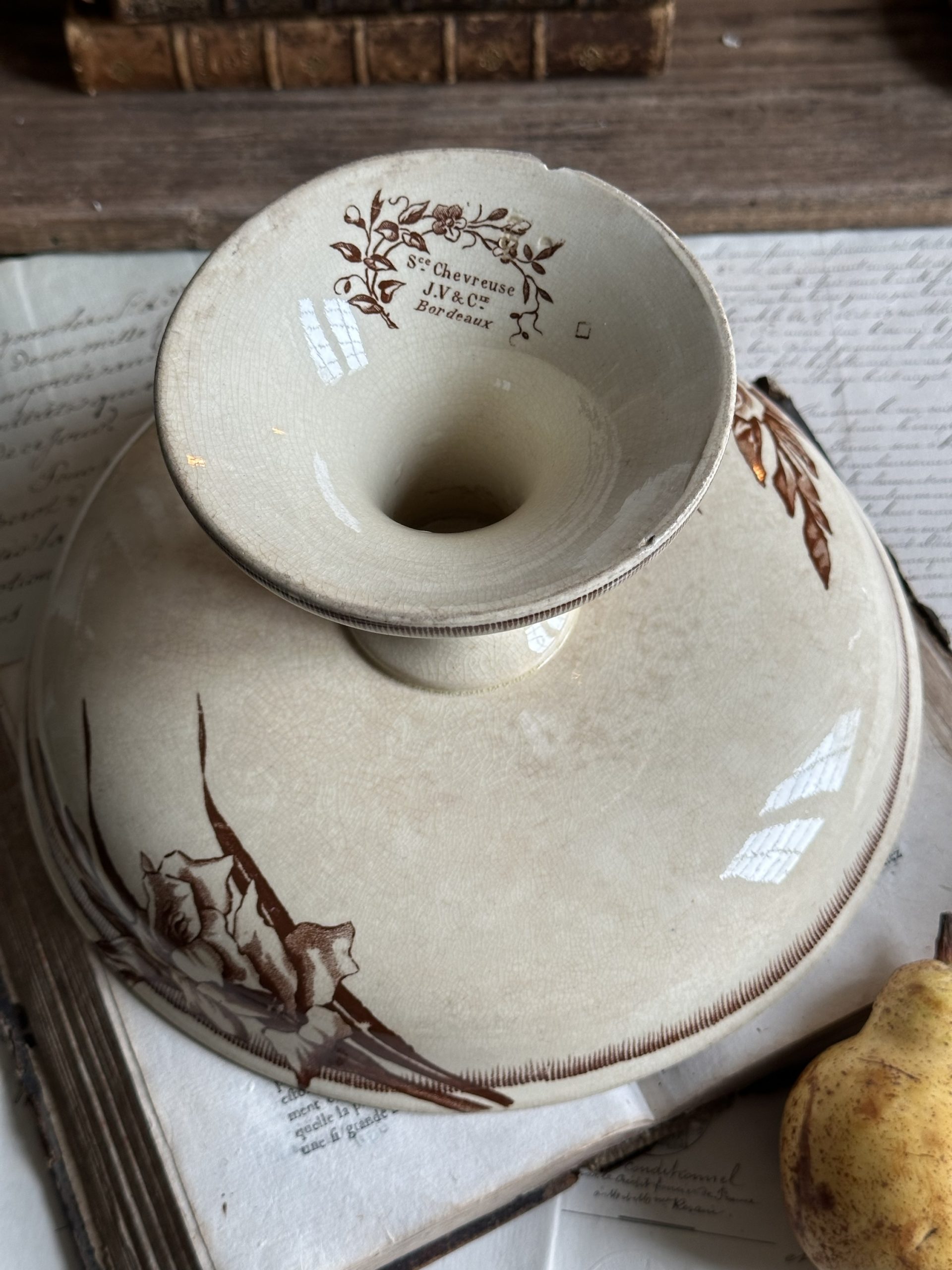 Compotier Jules Vieillard Bordeaux modèle Chevreuse – La Longère ...